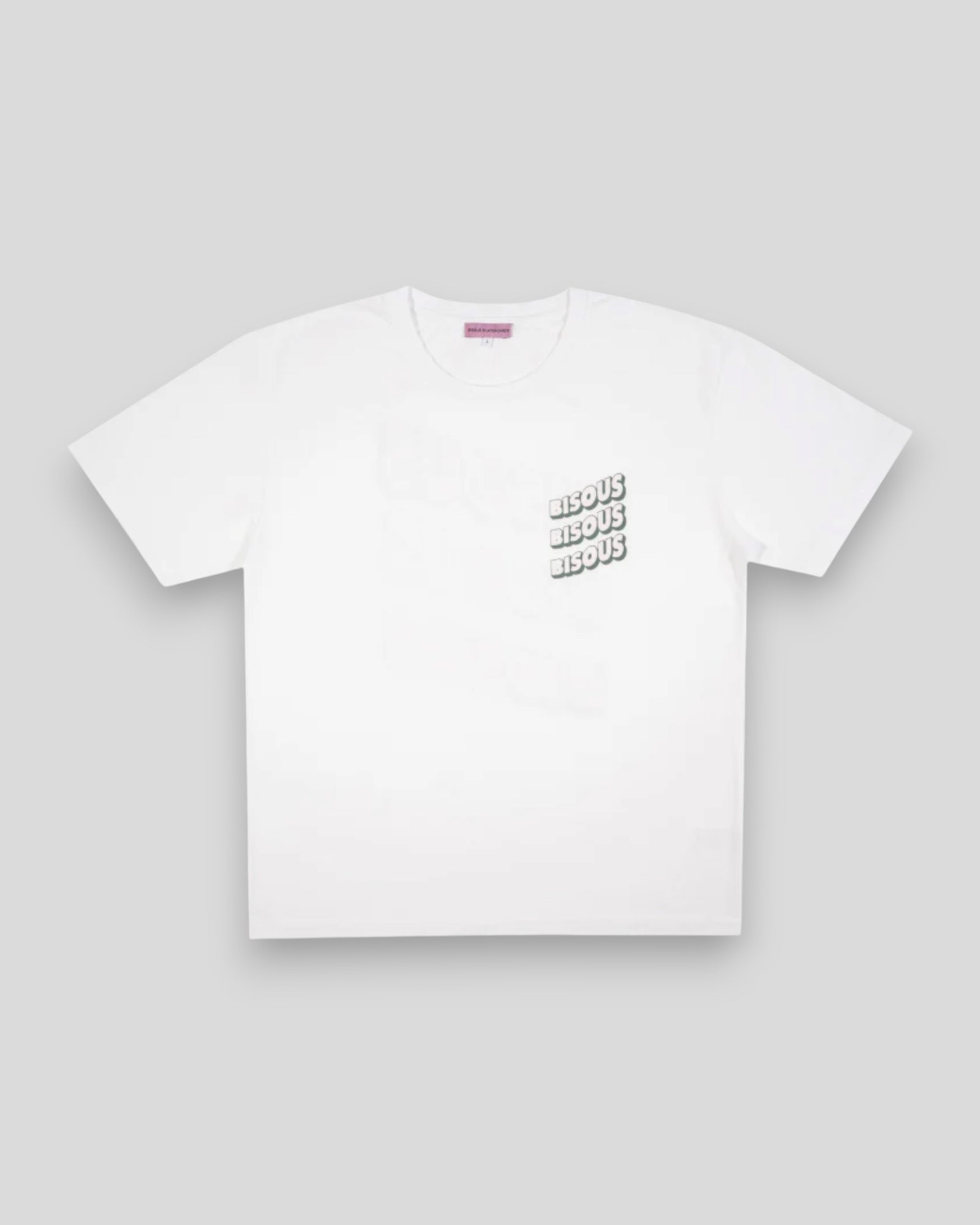 Bisous Bisous || Shirt Sonics - White - "M"